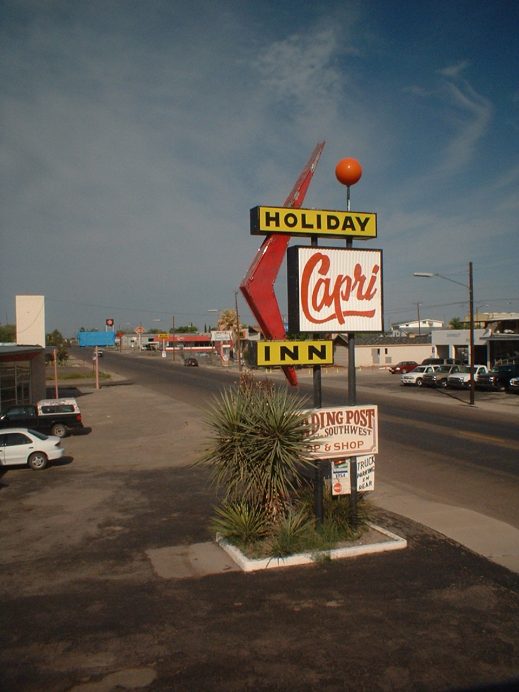 A Trip Down Capri Sign Memory Lane – Ballroom Marfa